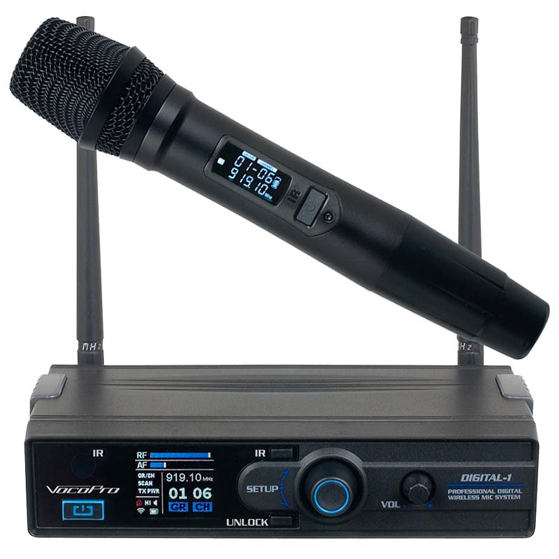VocoPro Digital-1 Single Digital Wireless Microphone With MIC-ON-CHIP ...