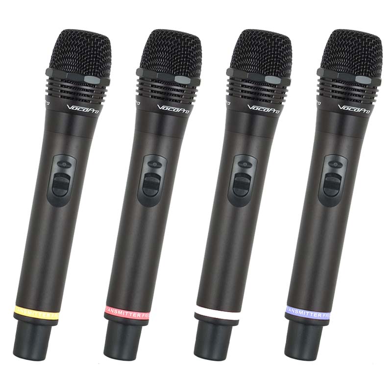 VocoPro UHF-5805 Professional Rechargeable 4-Channel UHF Wireless ...