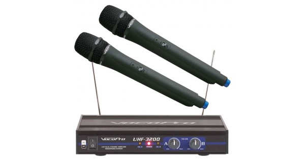 Vocopro UHF-3200 Dual Channel Wireless Microphone
